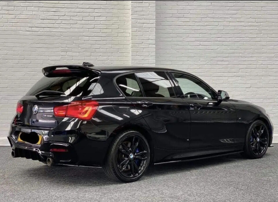 BMW 1 SERIES F20 Facelift Low Splitter Kit Gloss Black ABS Plastic – FW ...